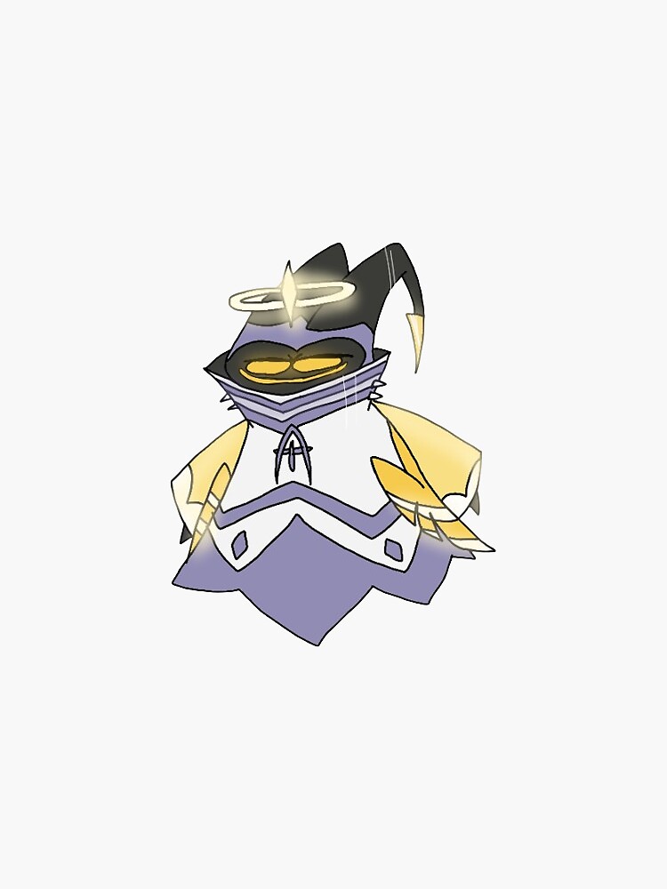 "Squished Adam - Hazbin Hotel" Sticker for Sale by Artist-Hallie-c ...