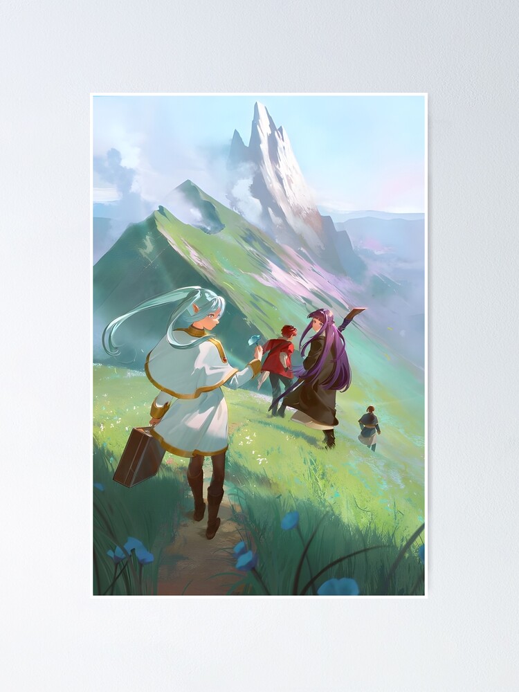 "Sousou no Frieren - Leaving Home Town" Poster for Sale by NooraniFantasy | Redbubble
