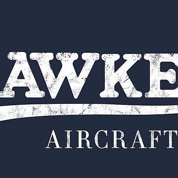 "Hawker Aircraft Vintage Logo" Sticker for Sale by 909Apparel | Redbubble
