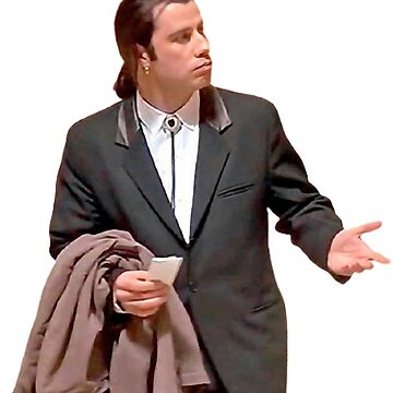 "John Travolta Meme" Sticker for Sale by LanaSchulze | Redbubble