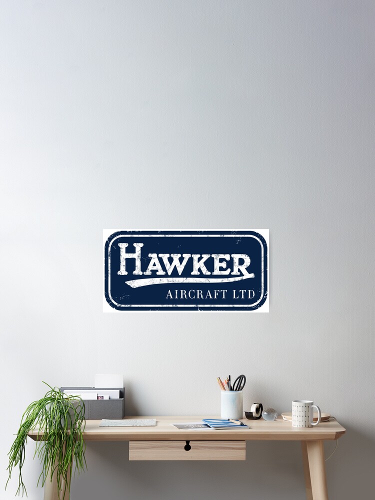 "Hawker Aircraft Logo" Poster for Sale by 909Apparel | Redbubble