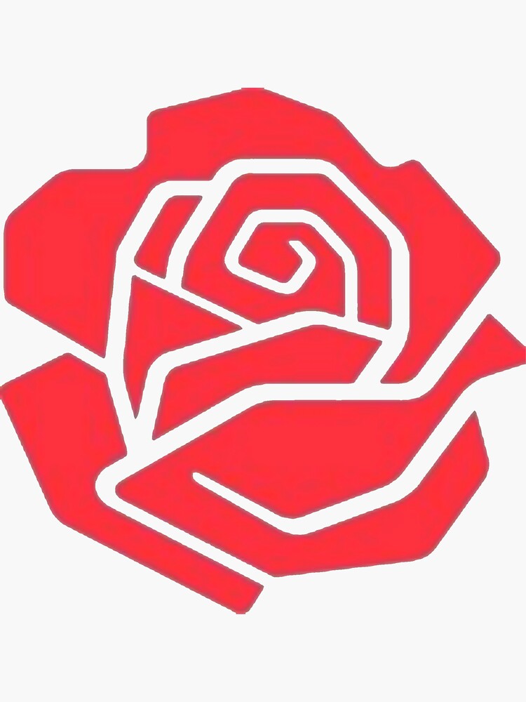 "Labour Rose Light" Sticker for Sale by haxamin | Redbubble