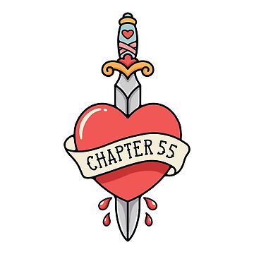 "Chapter 55 ACOMAF Heart Dagger Tattoo" Sticker for Sale by allimarie0 ...