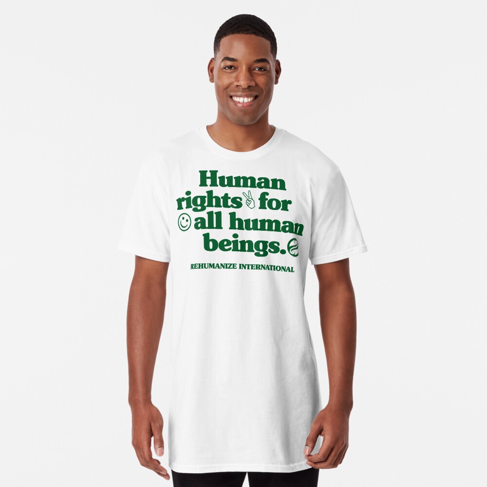 "Human Rights for All (smile design)" Sticker for Sale by Rehumanize ...