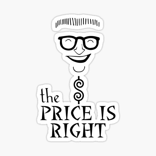 "The Price is Right x the Drew Carey Show" Sticker for Sale by ...