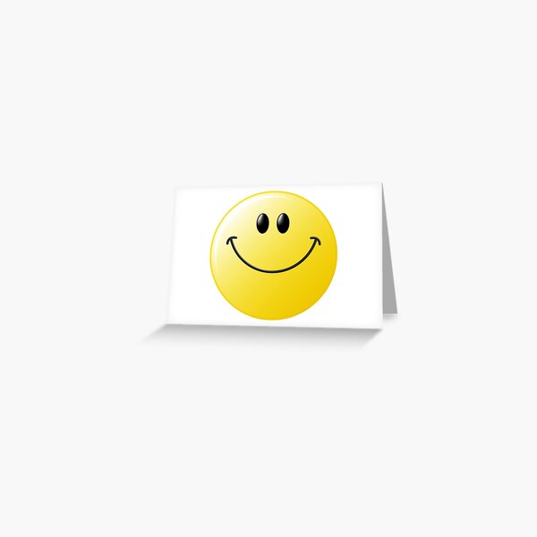"Traditional Smiley Face" Greeting Card for Sale by mistersmileyfac ...