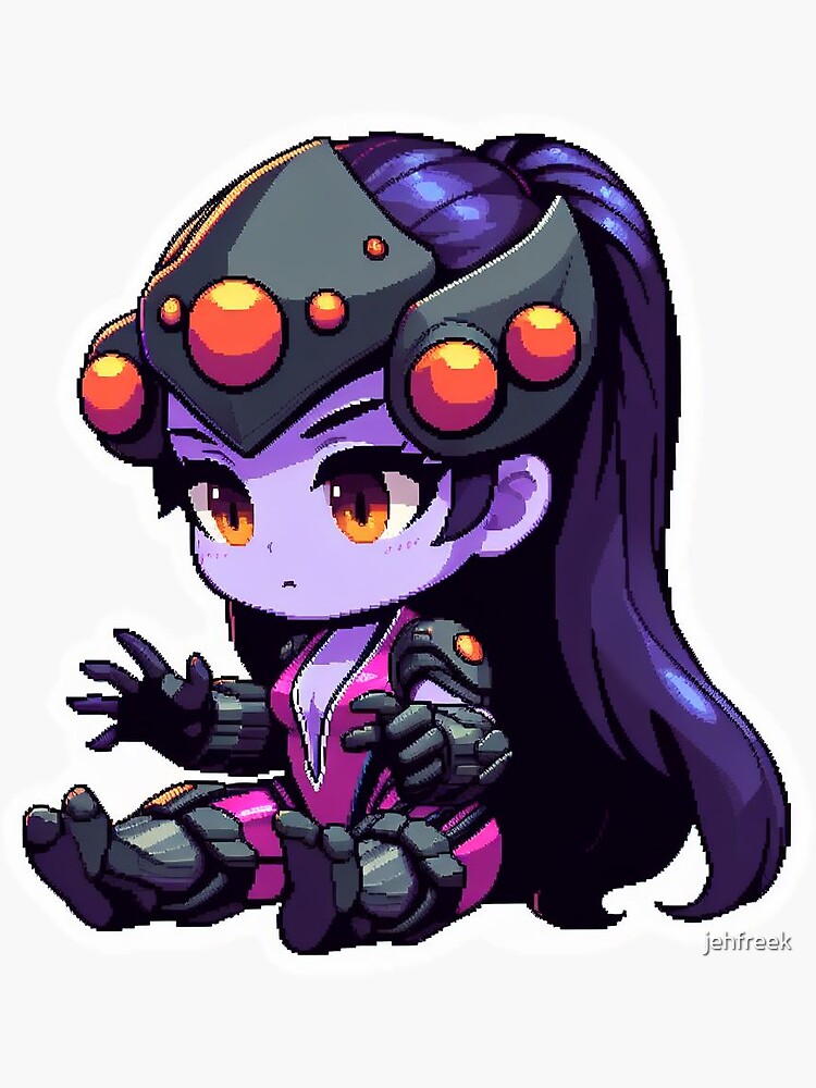 "Kawaii Widowmaker" Sticker for Sale by jehfreek | Redbubble