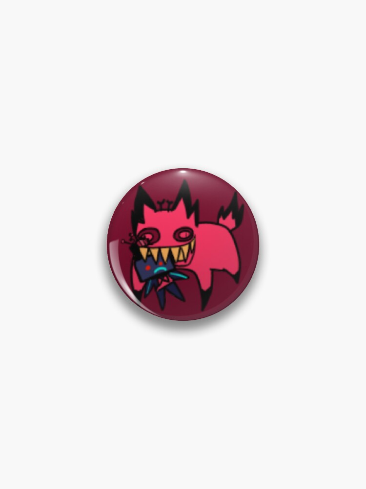 "Cursed Cat Alastor with Vox Hazbin Hotel" Pin for Sale by Alpinkpaca ...