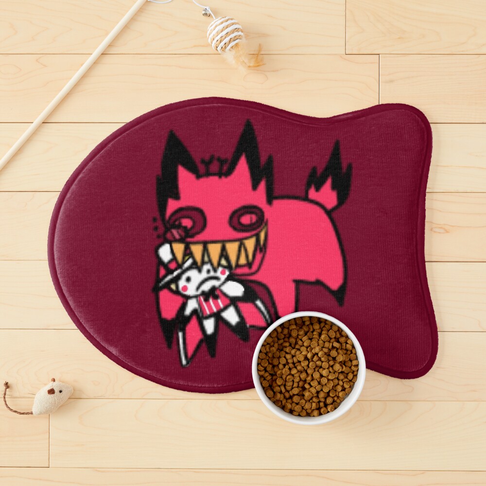 "Cursed Cat Alastor with Lucifer Hazbin Hotel" Sticker for Sale by ...