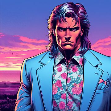 "80s Terminator Lawyer pre damage" Sticker for Sale by Vibba | Redbubble