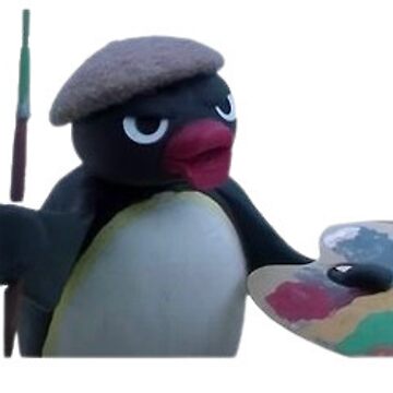 "artist pingu " Sticker for Sale by khumble | Redbubble