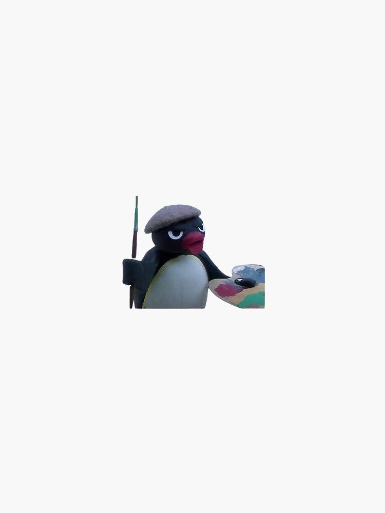 "artist pingu " Sticker for Sale by khumble | Redbubble