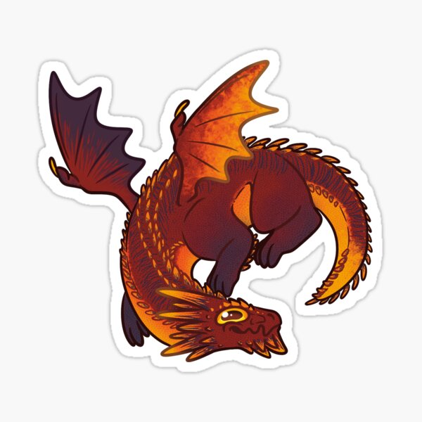 "Day of Dragons Lil Nugget Flame Stalker" Sticker for Sale by ...