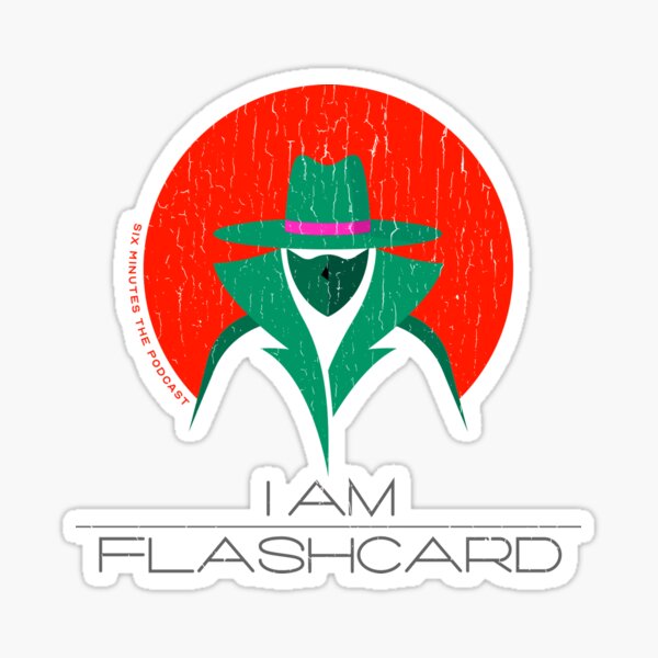 "I Am Flashcard" Sticker for Sale by GZMShows | Redbubble