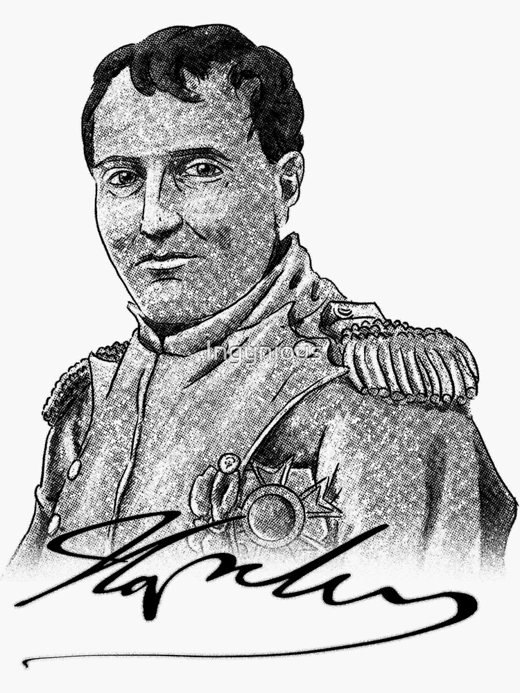 "Napoleon Bonaparte" Sticker for Sale by Ingynious | Redbubble