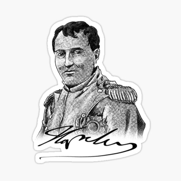 "Napoleon Bonaparte" Sticker for Sale by Ingynious | Redbubble