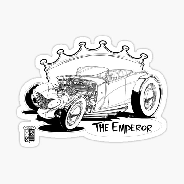 "The Emperor " Sticker for Sale by brettbarris | Redbubble