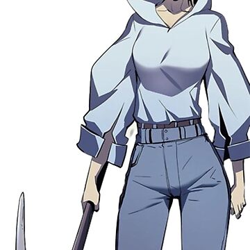 "Hunter Cha Hae-In pickaxe" Sticker by PinkSkyy | Redbubble