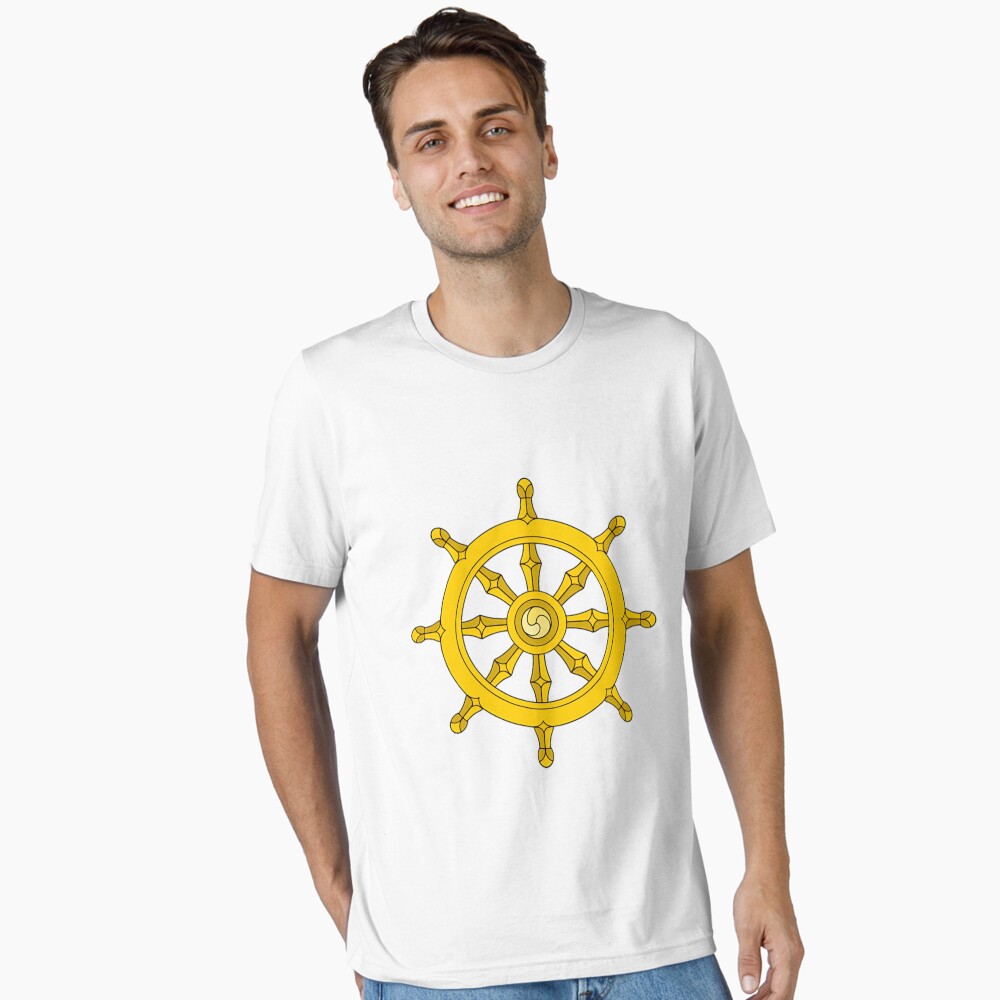 "DHARMA WHEEL BUDDHISM Dharmachakra" Sticker for Sale by dearbedelia ...