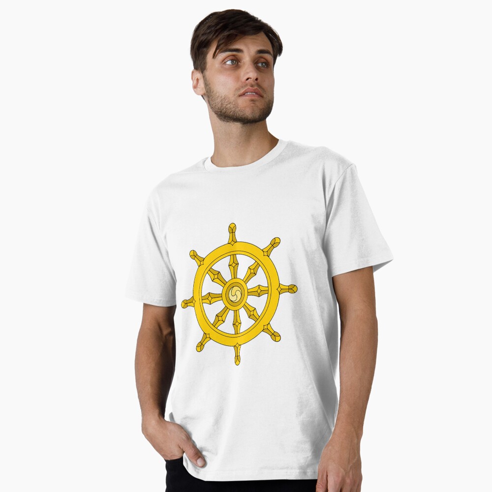 "DHARMA WHEEL BUDDHISM Dharmachakra" Sticker for Sale by dearbedelia ...