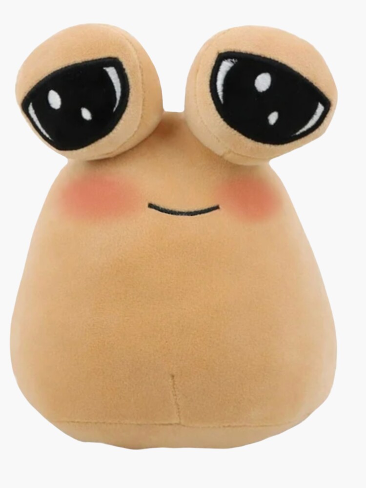 "Happy Pou Plush" Sticker for Sale by desirepaths | Redbubble
