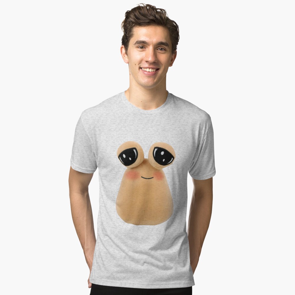 "Happy Pou Plush" Photographic Print for Sale by desirepaths | Redbubble