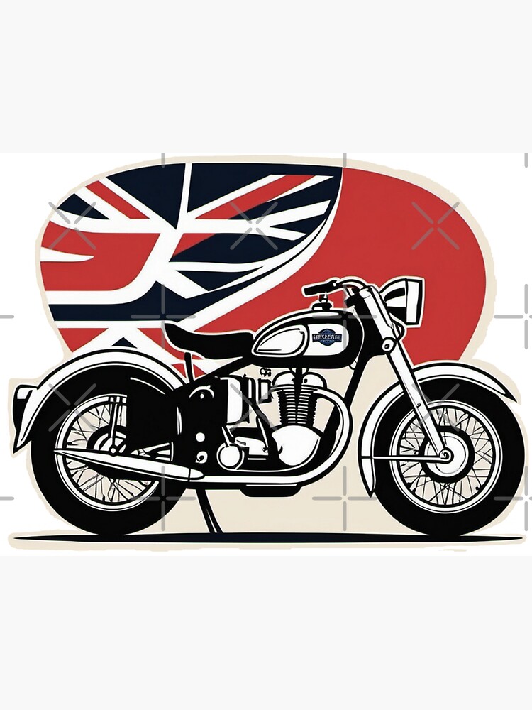 "Motorcycle logo" Sticker for Sale by tatty58 | Redbubble