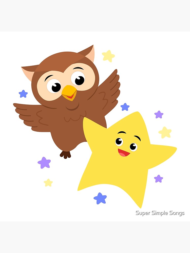 "Twinkle Twinkle: Owl & Star" Poster for Sale by Super Simple Songs ...