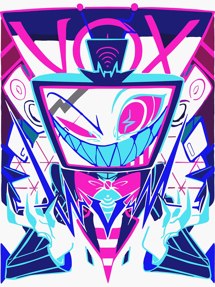 "Vox Hazbin Hotel" Sticker for Sale by tassiezona | Redbubble