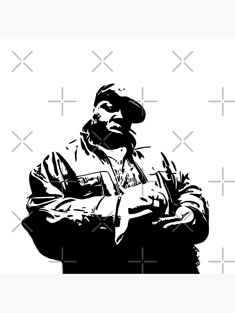 "Biggie, Hand-drawn Biggie Art Designs - Unique Home Decorsaw" Poster ...