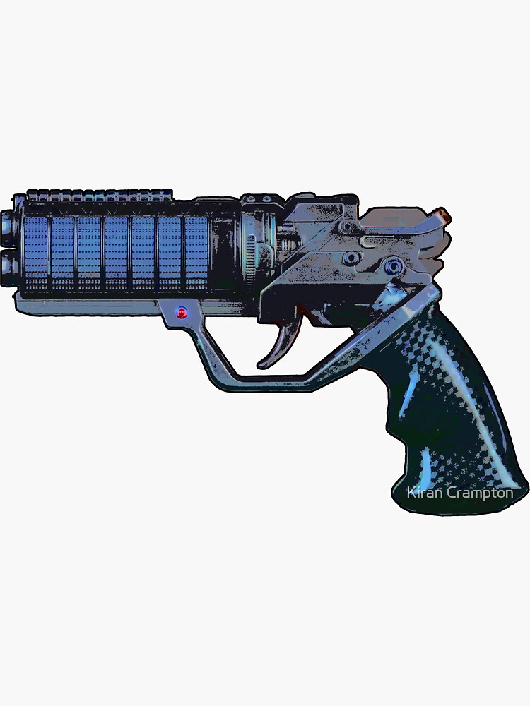 "blade runner gun" Sticker for Sale by KCrampton | Redbubble