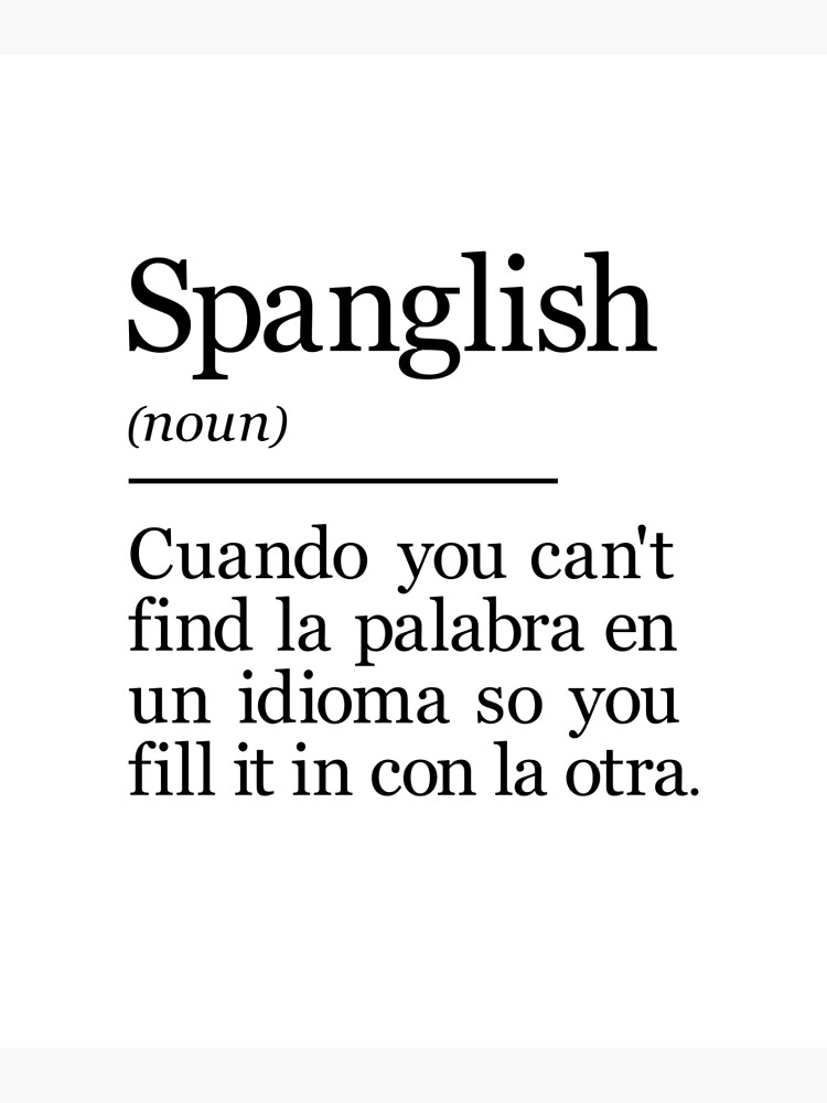 Spanglish Language