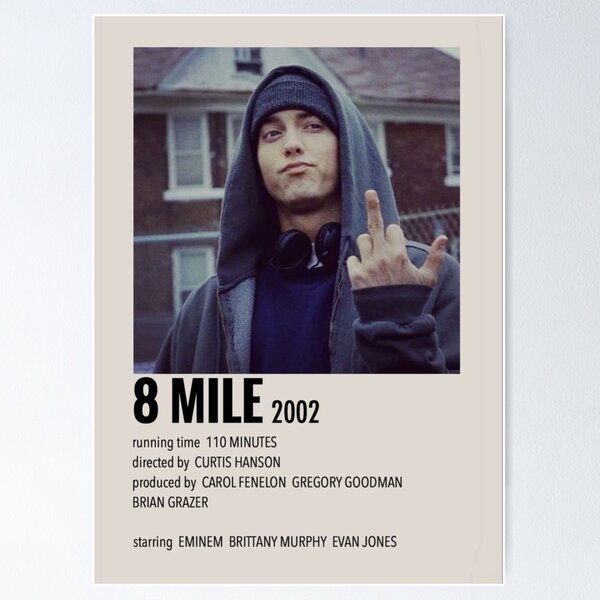 Eminem Poster Rap Gott Poster Marshall Bruce Mathers Eminem Poster For
