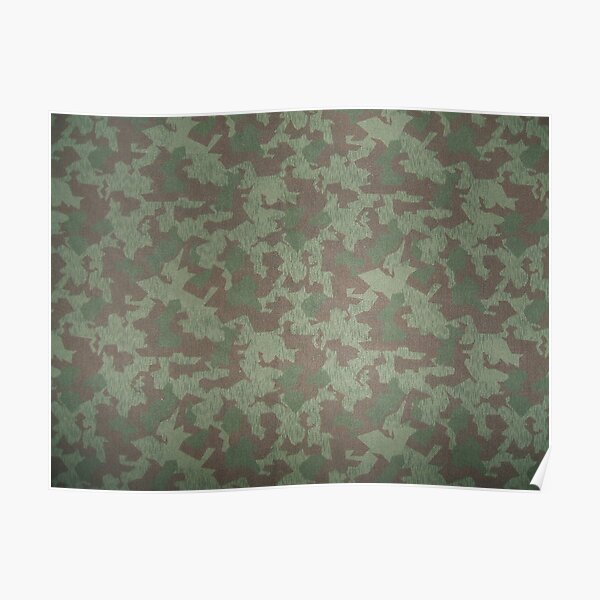 "WW2 German Splinter Camo" Poster by Jonazas | Redbubble