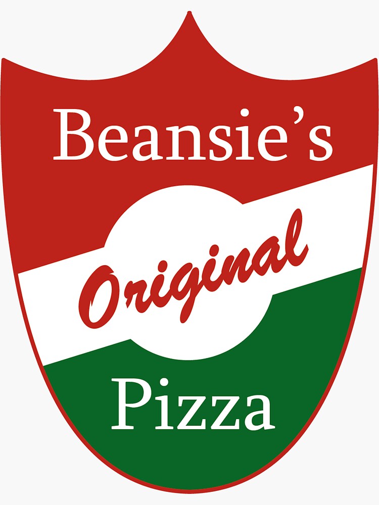 "Beansie’s logo" Sticker for Sale by whitbreezy | Redbubble