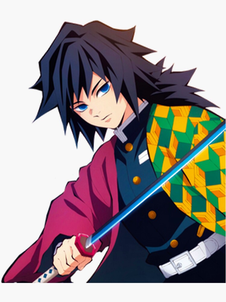 Pegatina for Sale con la obra «Giyu Tomioka Demon Slayer» de Designnnyy ...