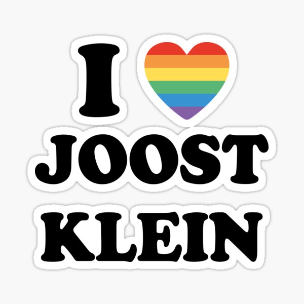 "I heart joost small rainbow" Sticker by janesfandesigns | Redbubble