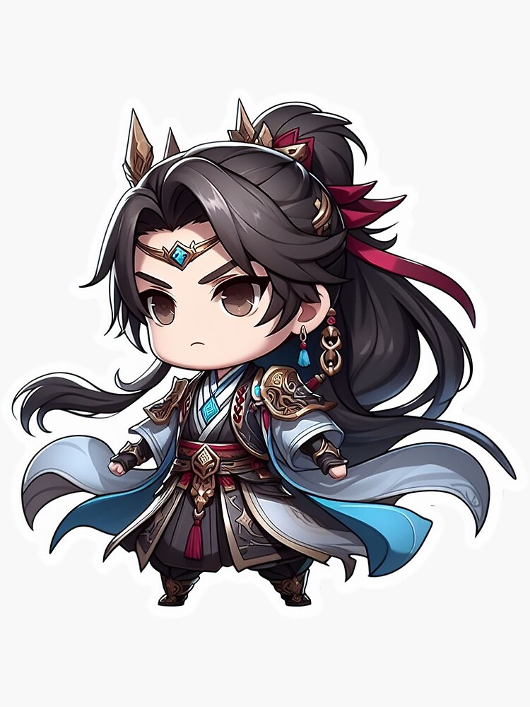 "Honor of Kings Chibi Style Fanart" Sticker by KyoHoK | Redbubble