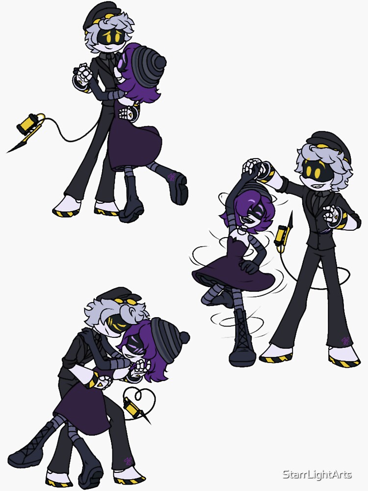 "NxUzi- May I have this dance?" Sticker for Sale by StarrLightArts ...