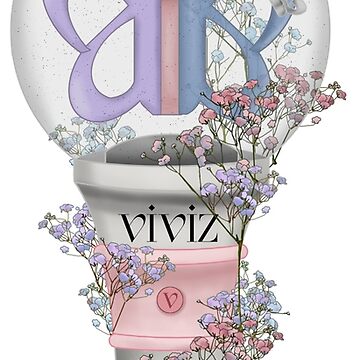 "Viviz Floral Lightstick kpop " Sticker for Sale by RetroAttic | Redbubble