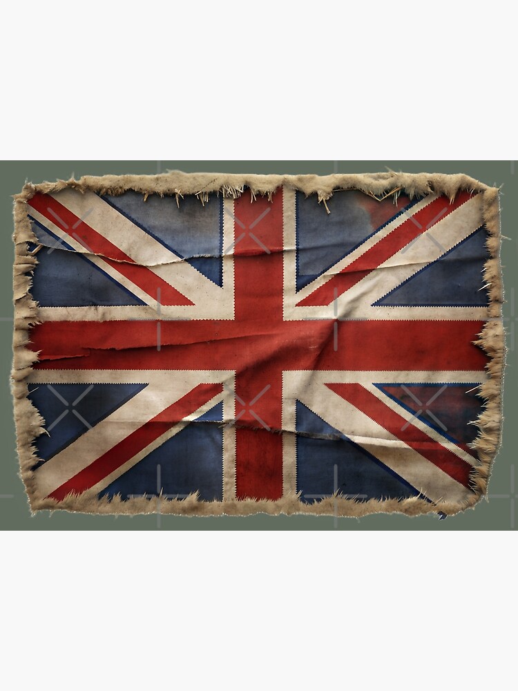 "Vintage Aged Union Jack Distressed Flag Design" Poster for Sale by ...