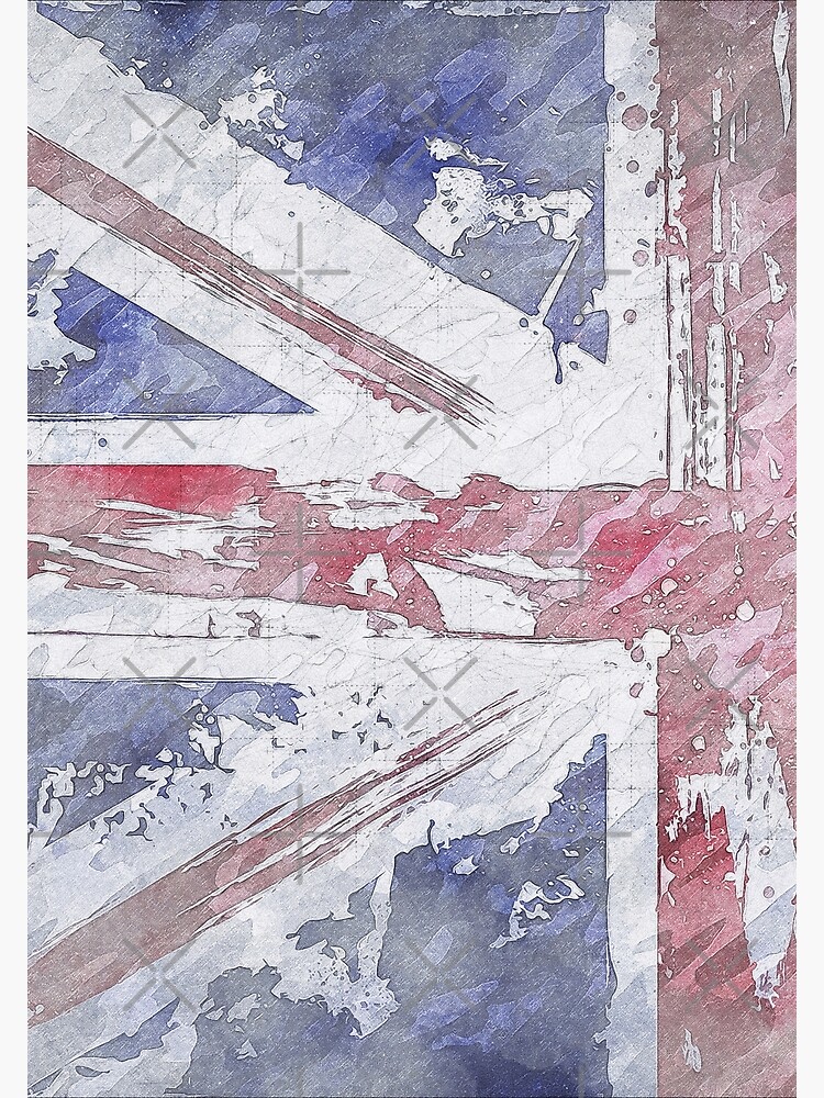 "Rustic Union Jack Flag" Art Print by BethsdaleArt | Redbubble