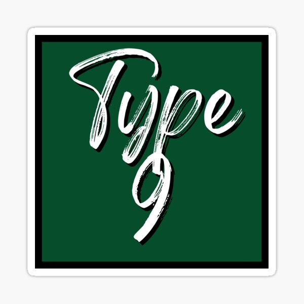 "Enneagram Type Nine" Sticker for Sale by spectralsailor | Redbubble
