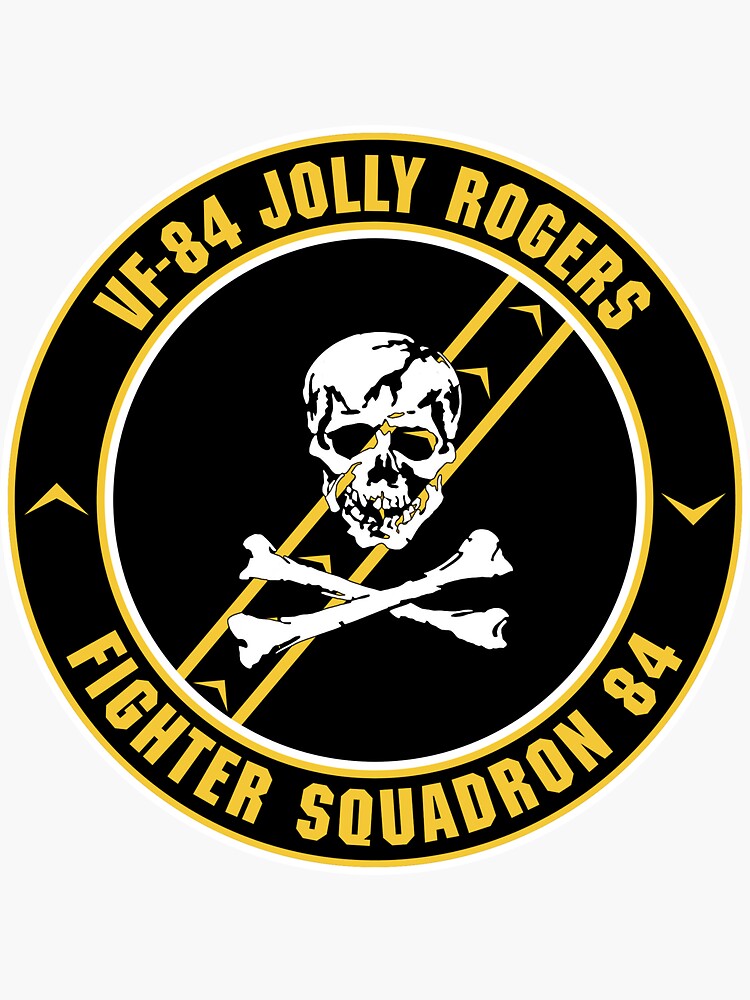 "VF-84 JOLLY ROGERS" Sticker for Sale by VandyTwo | Redbubble