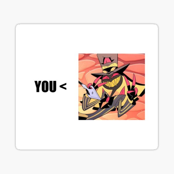 "sir pentious hazbin hotel" Sticker for Sale by rj1776 | Redbubble