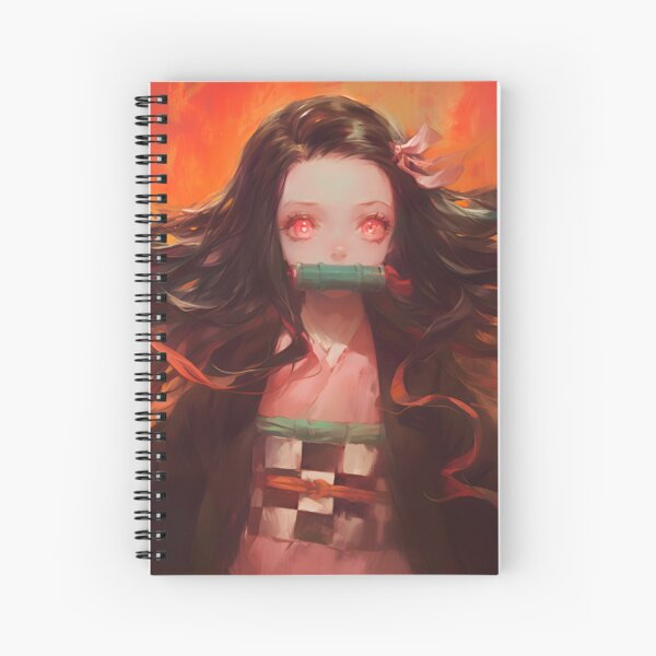 Cuaderno for Sale con la obra «Nezuko DS Linda chica anime con cabello ...