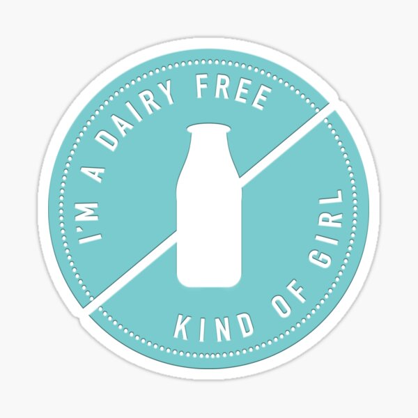 Dairy Free Stickers | Redbubble