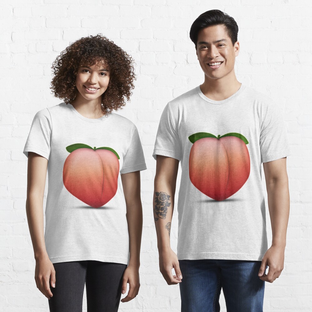 "Peach Emoji" T-shirt for Sale by nojams | Redbubble | peach t-shirts ...