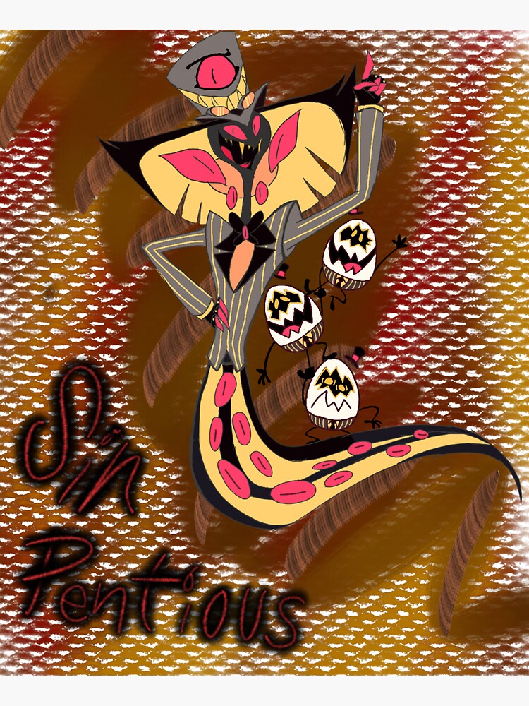 "sir pentious hazbin hotel" Sticker for Sale by JaxyJax | Redbubble