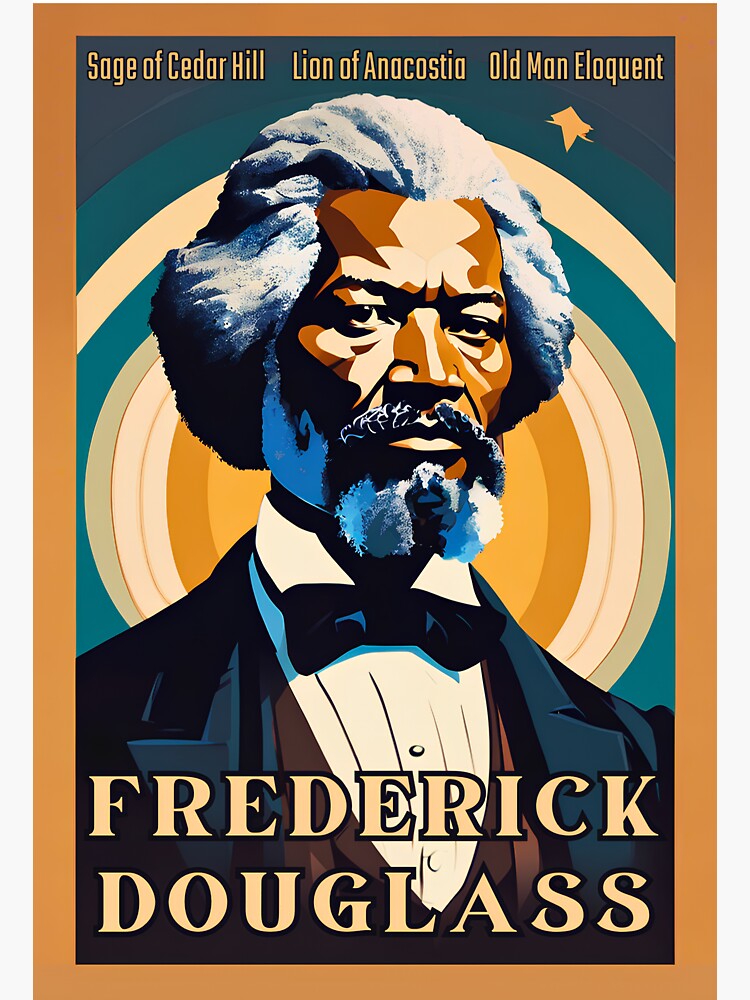 "Frederick Douglass" Sticker for Sale by LoonSaloon | Redbubble